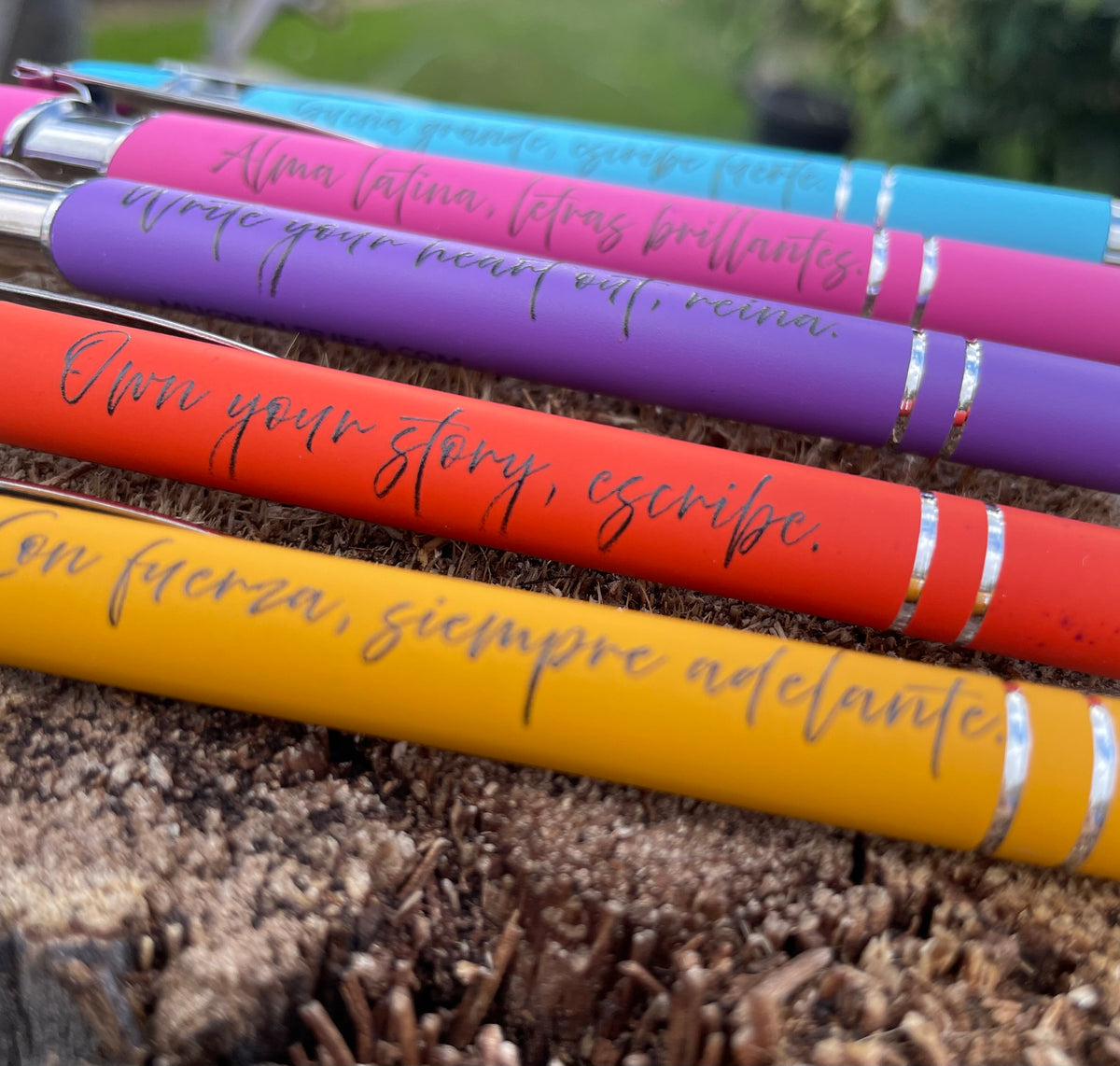 Inspirational Quote Pens - Set of 5 Vibrant Colors – Mug Dealer Jefa